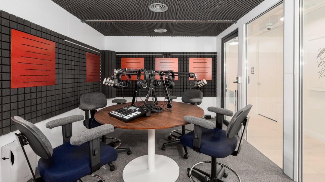 Eight pro podcast studios that are waiting for your show
